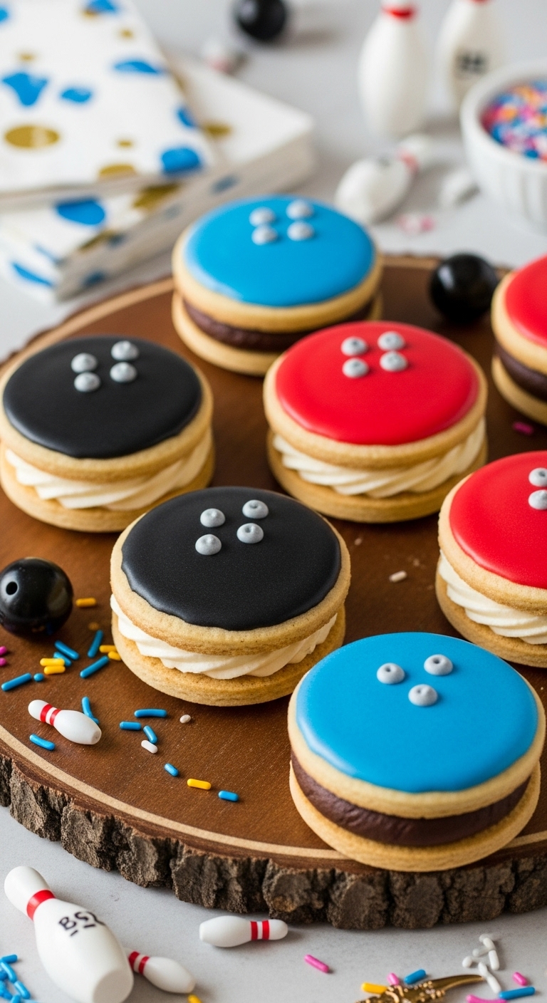 15+ Fun And Easy Bowling Ball Cookie For Parties & Bake Sales