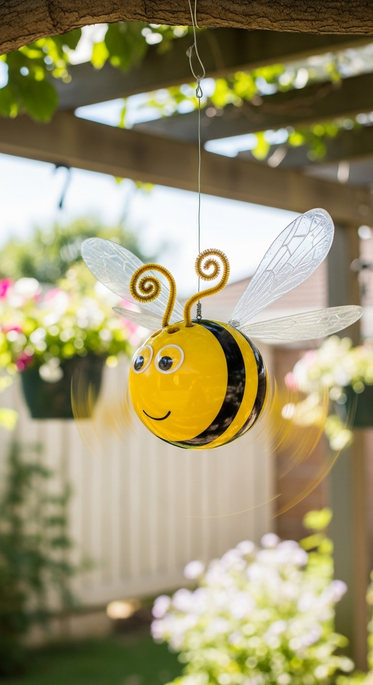 15+ Bowling Ball Bumble Bee Ideas For Cute Garden Decor