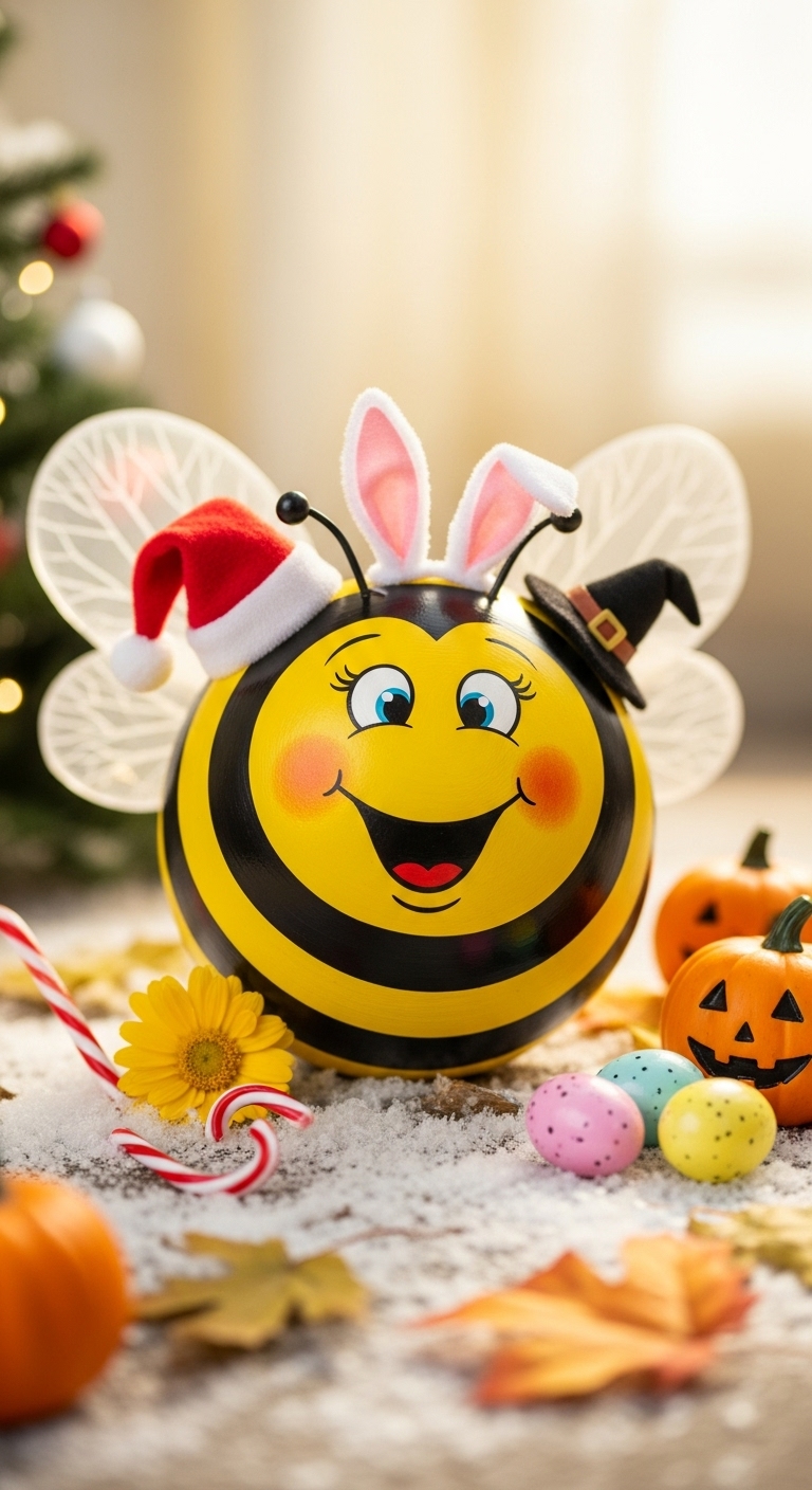 15+ Bowling Ball Bumble Bee Ideas For Cute Garden Decor