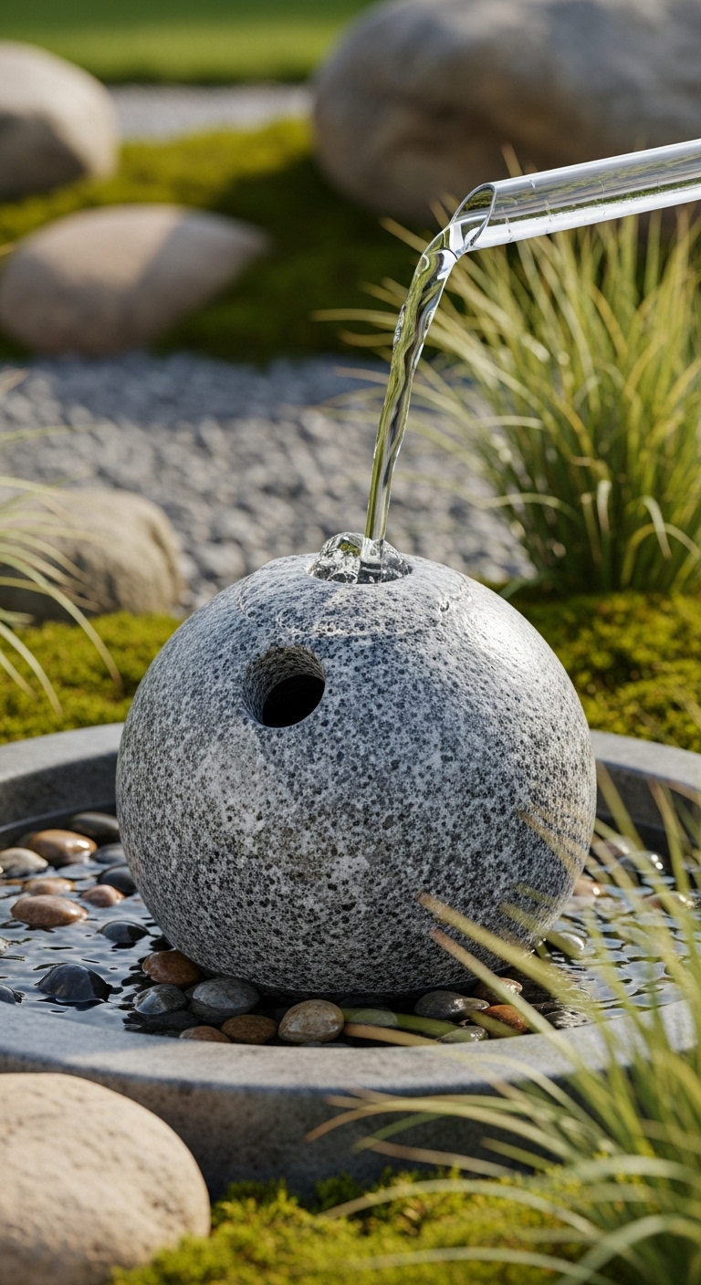 15+ Bowling Ball Fountain Ideas For Unique Garden Decor