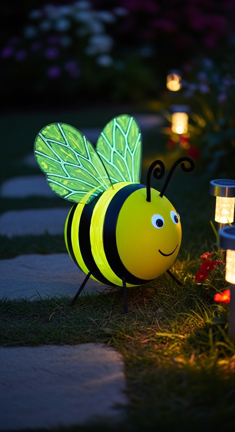 15+ Bowling Ball Bumble Bee Ideas For Cute Garden Decor