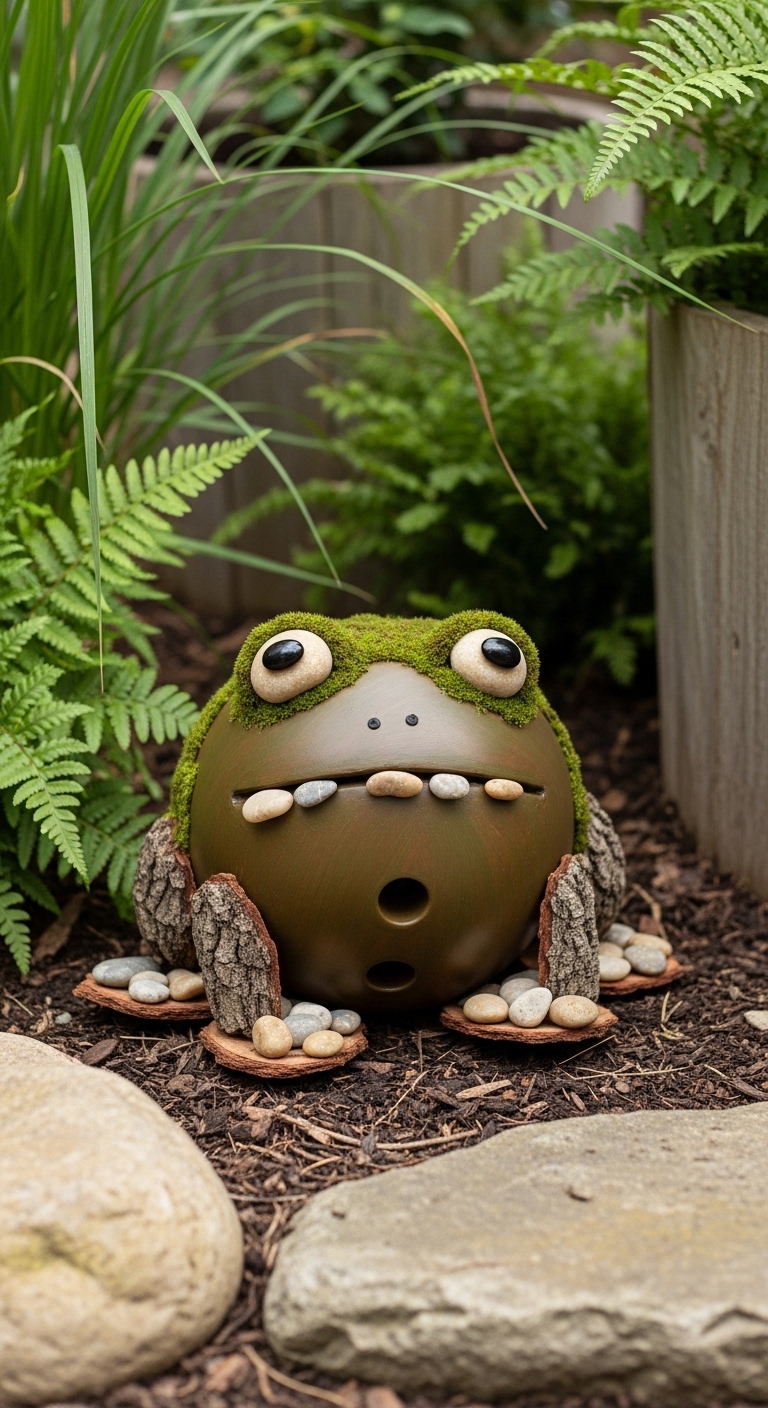 15+ Creative Bowling Ball Frog Ideas For Garden Decor