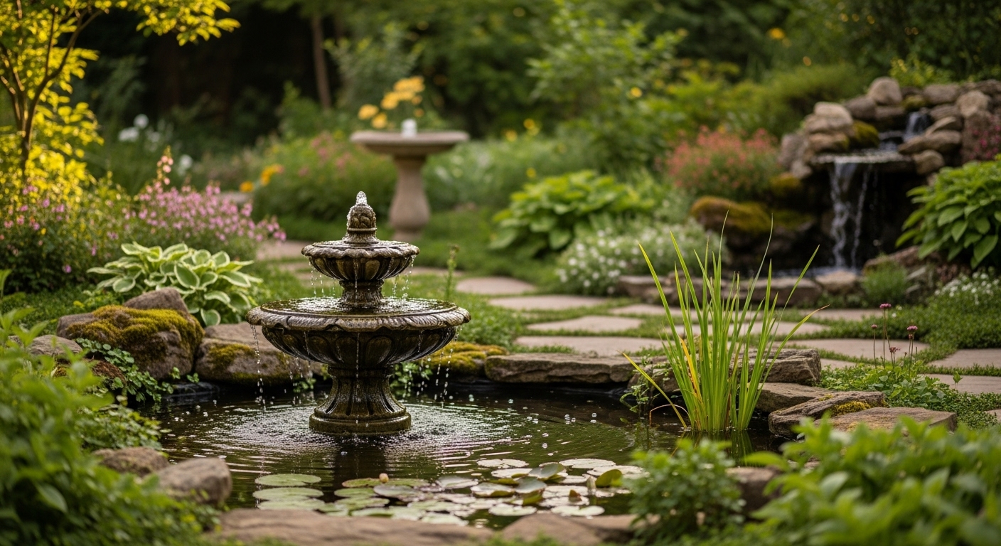 Water Features In The Garden: 15 Brilliant Ideas To Elevate Your ...