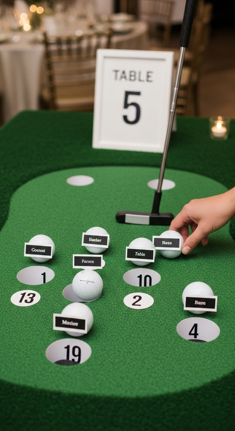 Golf Ball Seating Chart: 15 Creative & Fun Ideas For Weddings, Parties ...