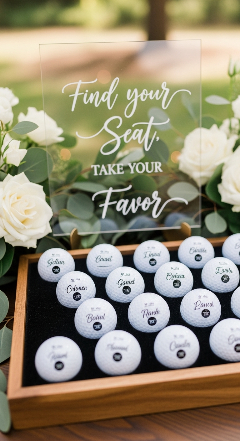 Golf Ball Seating Chart: 15 Creative & Fun Ideas For Weddings, Parties ...