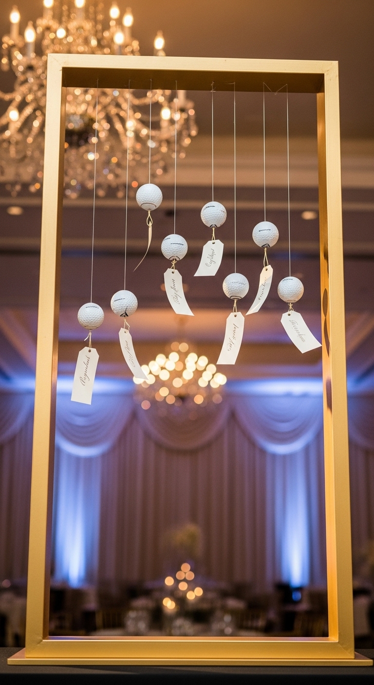 Golf Ball Seating Chart: 15 Creative & Fun Ideas For Weddings, Parties ...