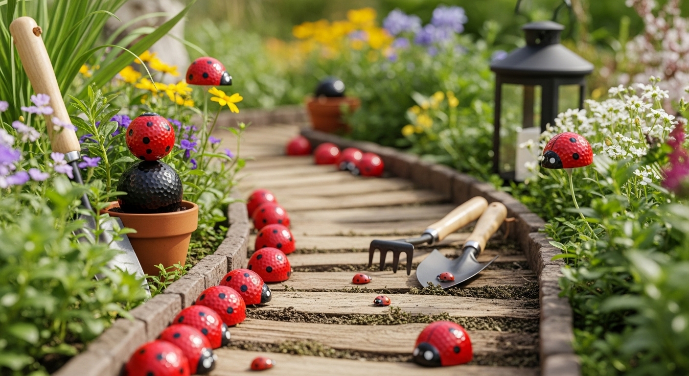 15 Creative Golf Ball Ladybug Ideas: Fun DIY Crafts, Garden Decor ...