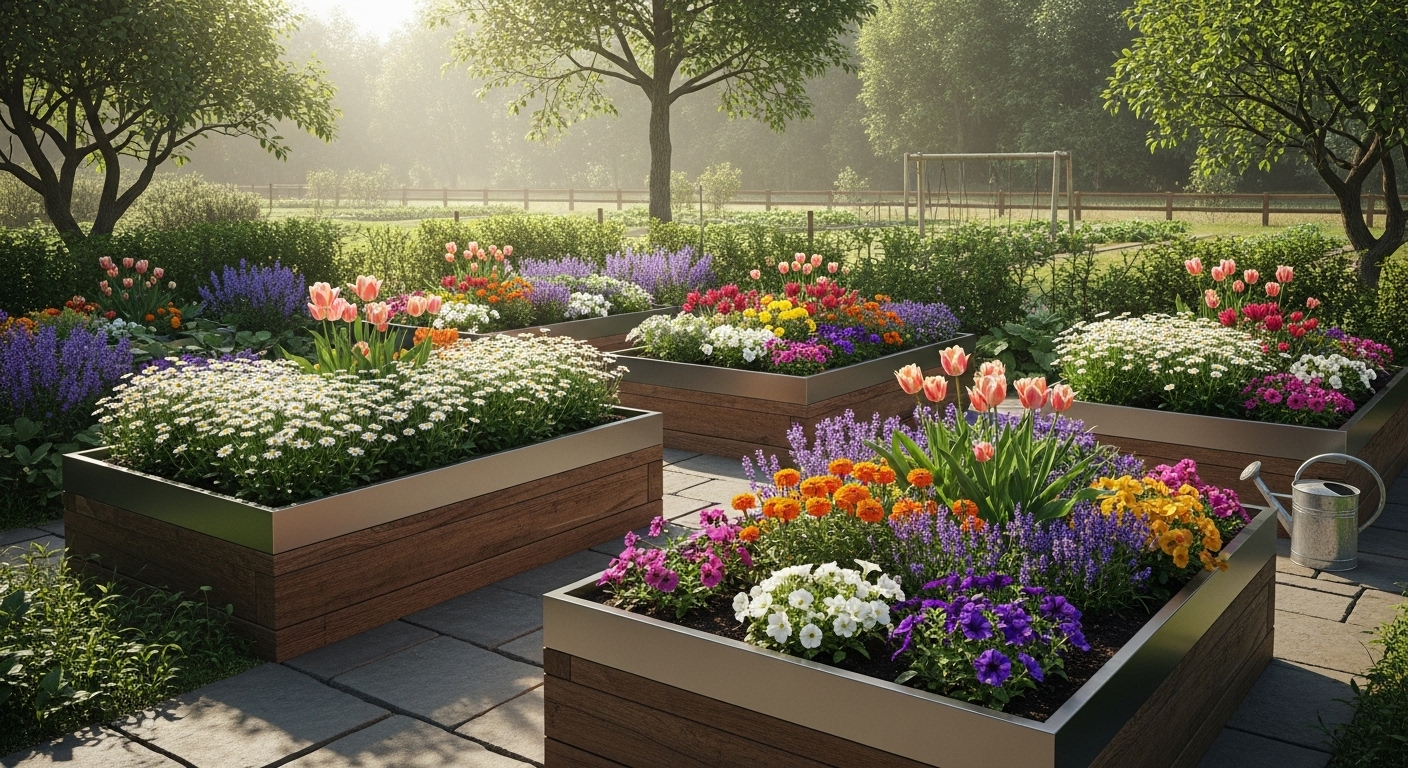 Raised Garden Beds Flowers: 15 Stunning Ways To Create A Blooming Paradise