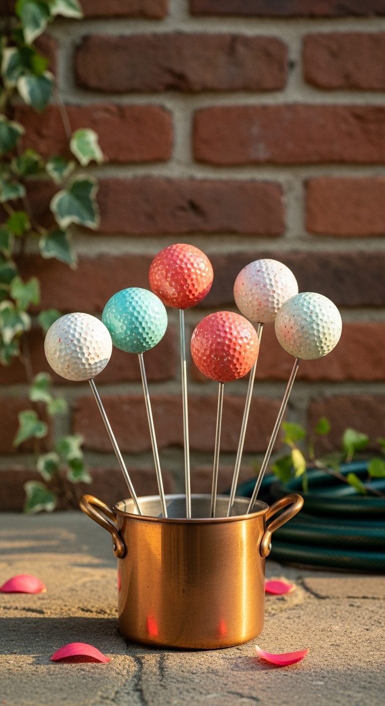 15 Golf Ball Flowers With Screws Ideas: Craft, Decor & Garden Magic