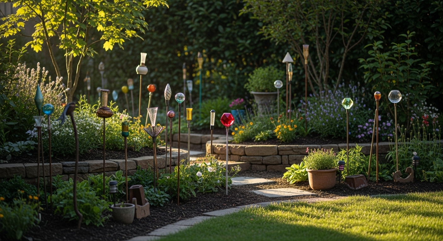 Decorative Garden Stakes: 15 Creative Ways To Beautify Your Garden