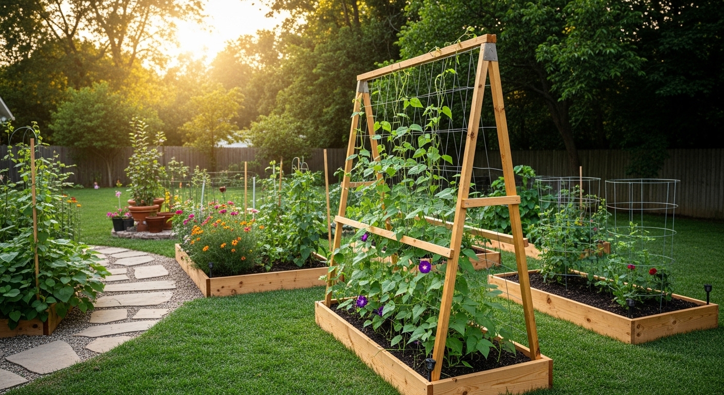 Garden Trellis Ideas DIY: 15 Creative Vertical Garden Builds