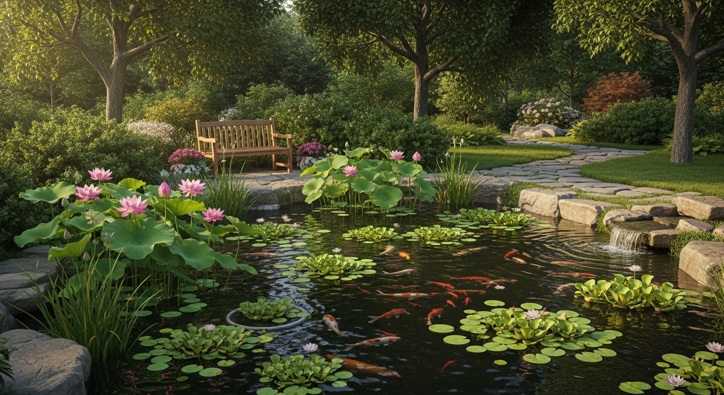 Lotus Pond Garden: 15 Ideas To Transform Your Outdoor Space