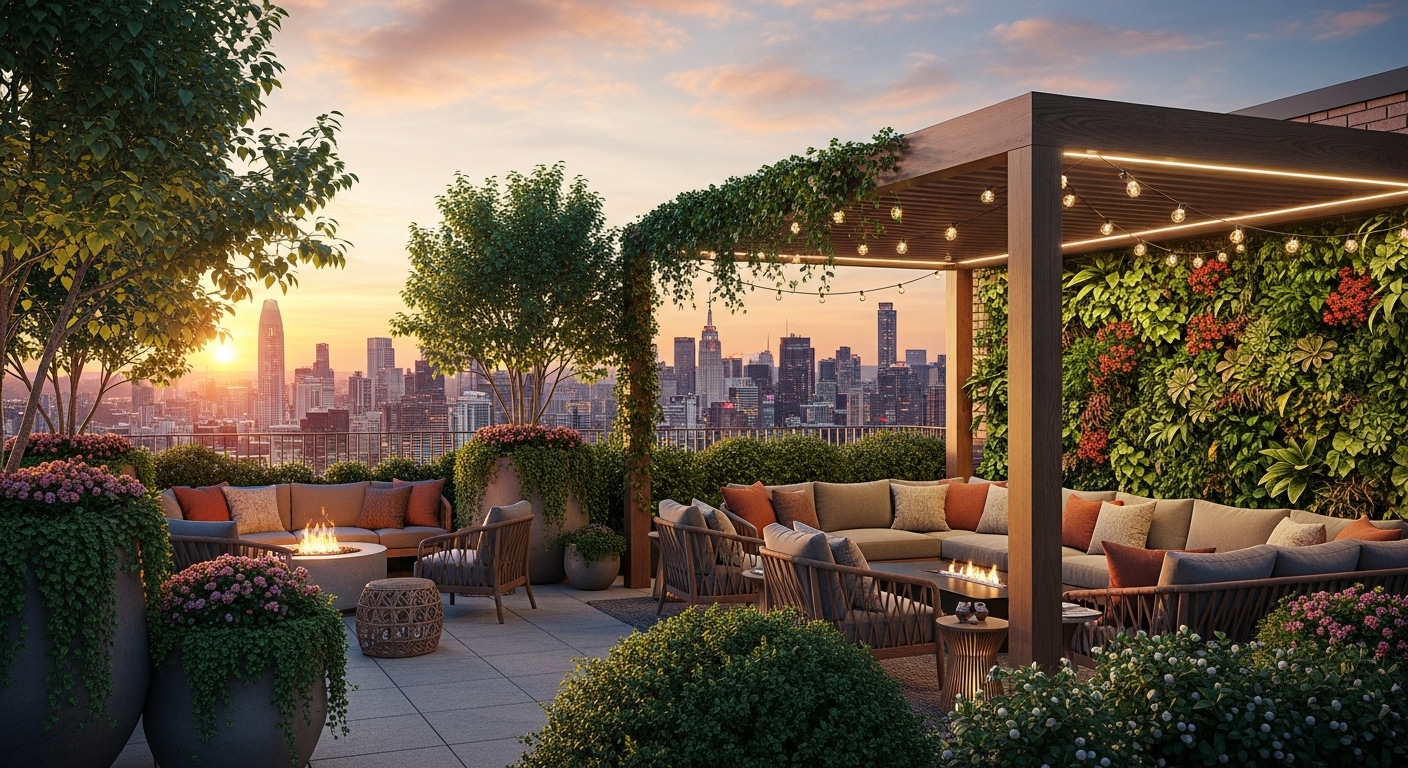 Roof Garden Design Rooftop Terrace: Transform Your Space Into A Green Oasis