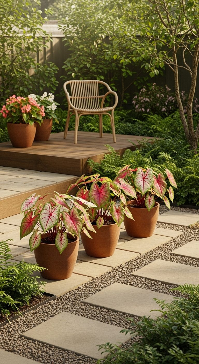 15 Stunning Caladium Garden Ideas For Vibrant Shaded Spaces