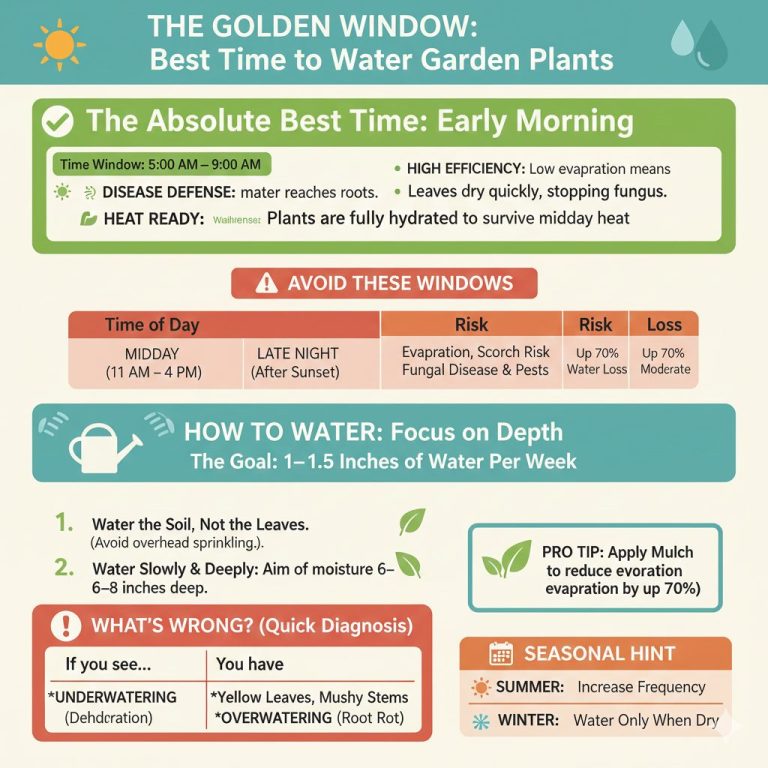 Whats The Best Time To Water Plants