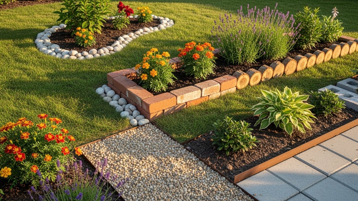 15 Affordable Garden Edging Ideas That Look Clean And Stylish