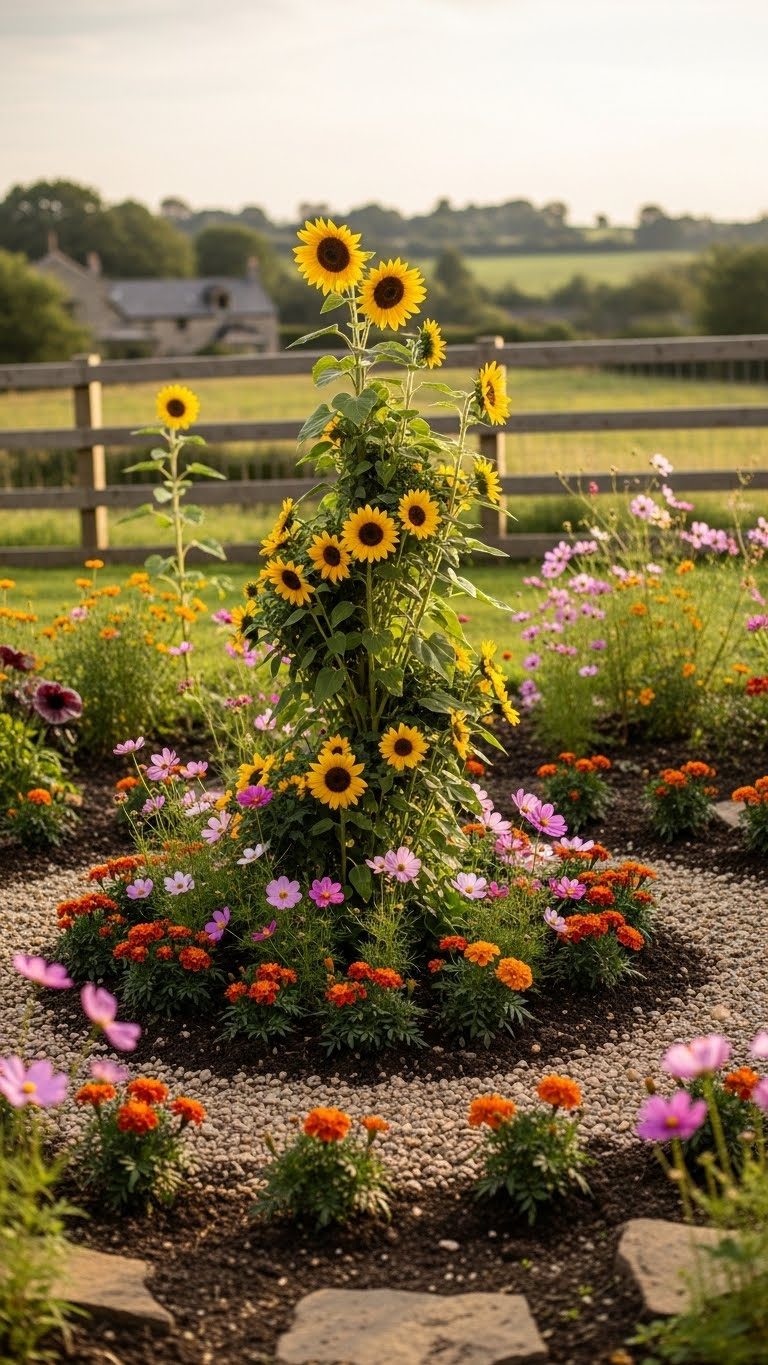 15 Sunflower Garden Ideas For Bright, Cheerful Outdoor Spaces