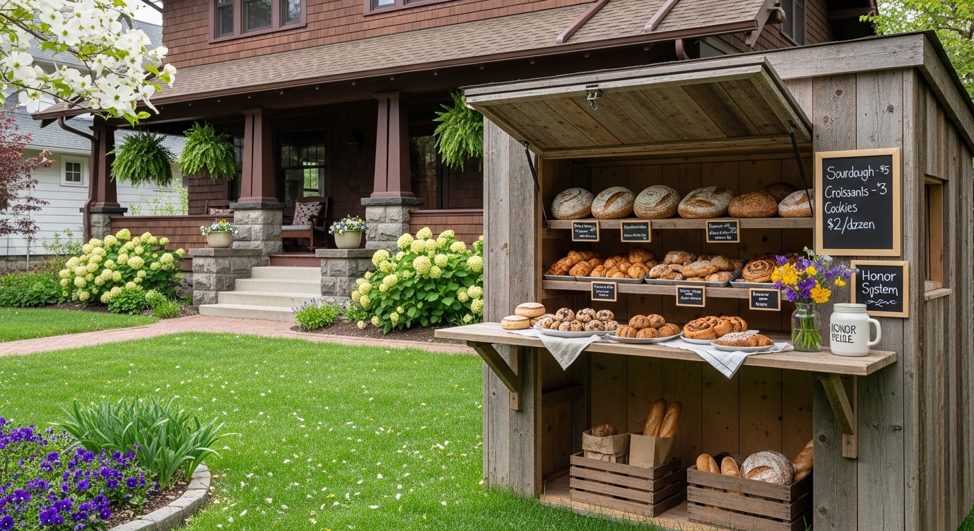 15 Front Yard Bakery Stand Ideas For Charming Home Sales
